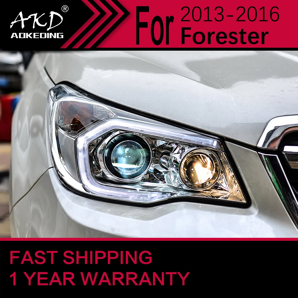Car-Lights-for-Subaru-Forester-LED-Headlight-2013-2016-Forester-Lamp ...