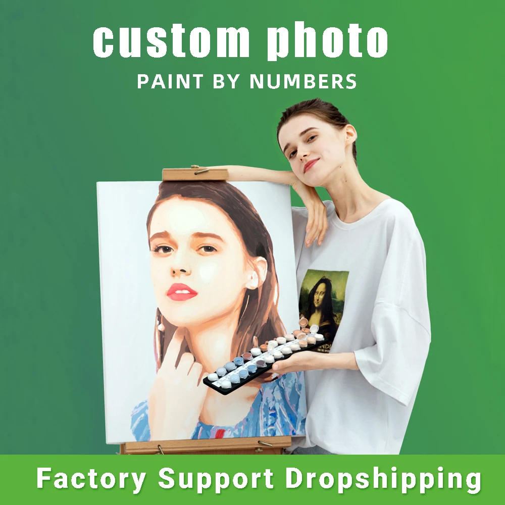 Custom Paint by Numbers For Adults Dropshipping Photo Kits Gift Picture Custom Paint by Numbers For Adults Dropshipping Photo Kits Gift Picture