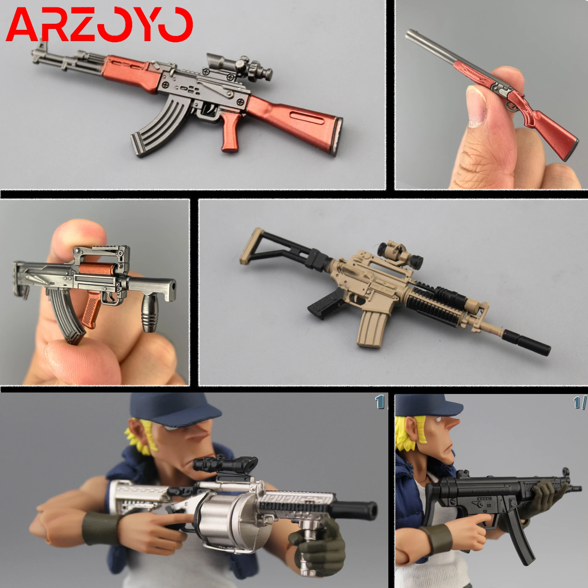 1-12-Scale-Mini-Rifle-Gun-Weapon-Model-Accessories-Fit-6-Male-Female ...