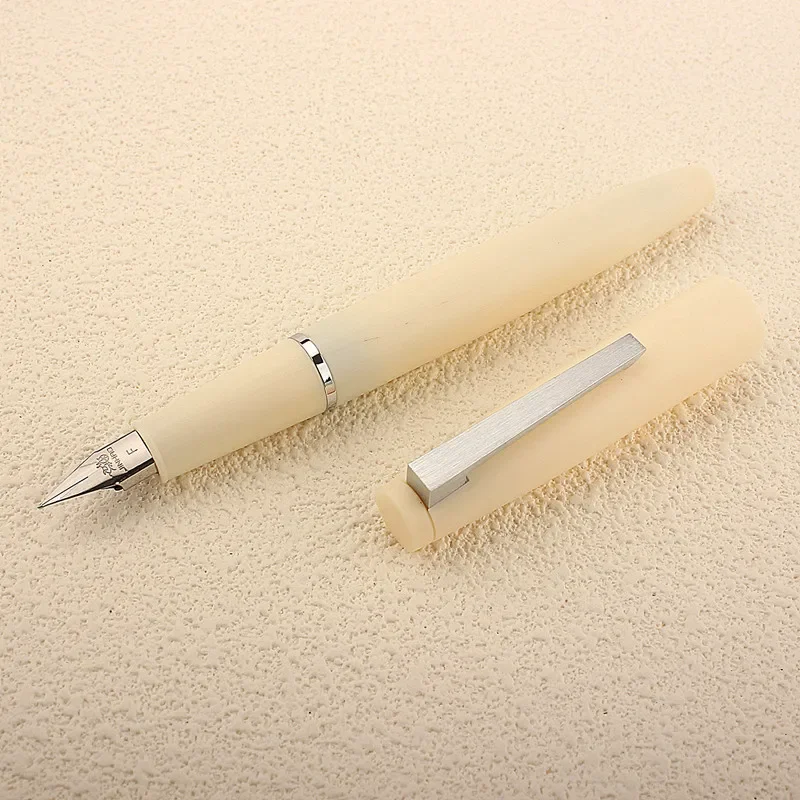 JINHAO-80-Ivory-White-Fountain-Pen-EF-F-0-3MM-Nibs-Writing-ink-pen ...