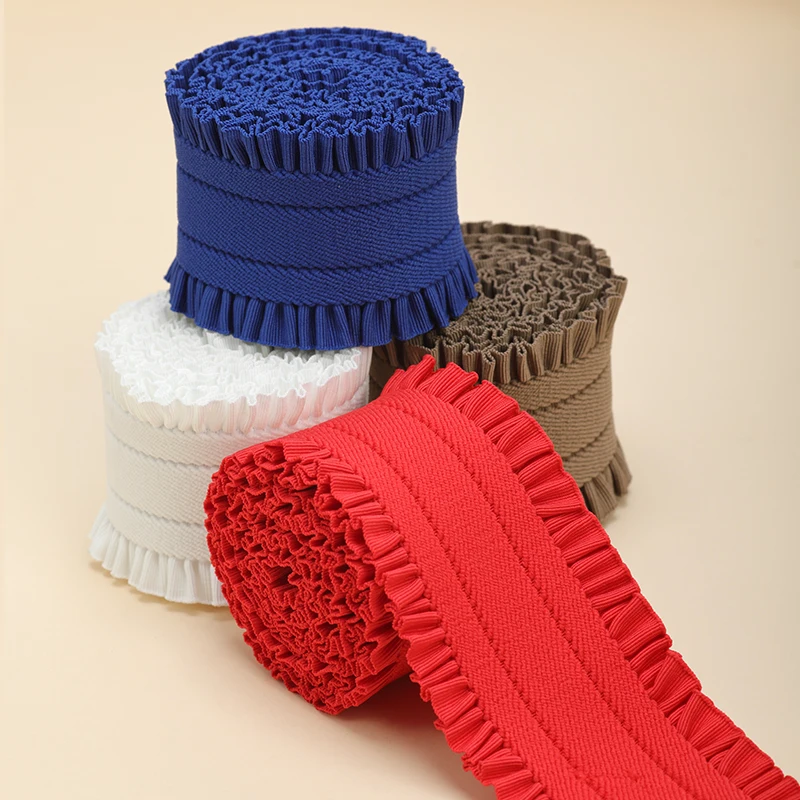 1m Wave Elastic Band for Sewing Trousers Skirt Belt Rubber Bands Ribbon ...