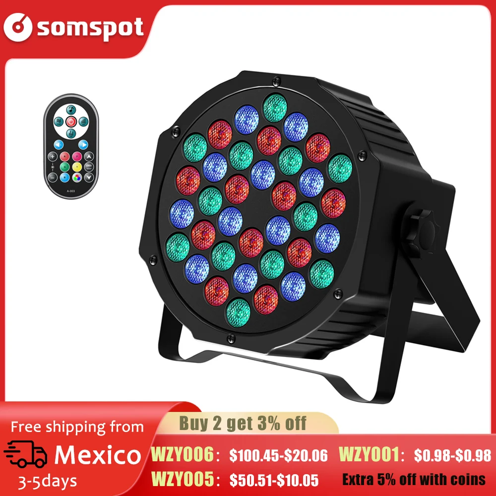 Professional-Disco-light-DMX512-Voice-Control-RGB-LED-KTV-Bar-Party-DJ ...