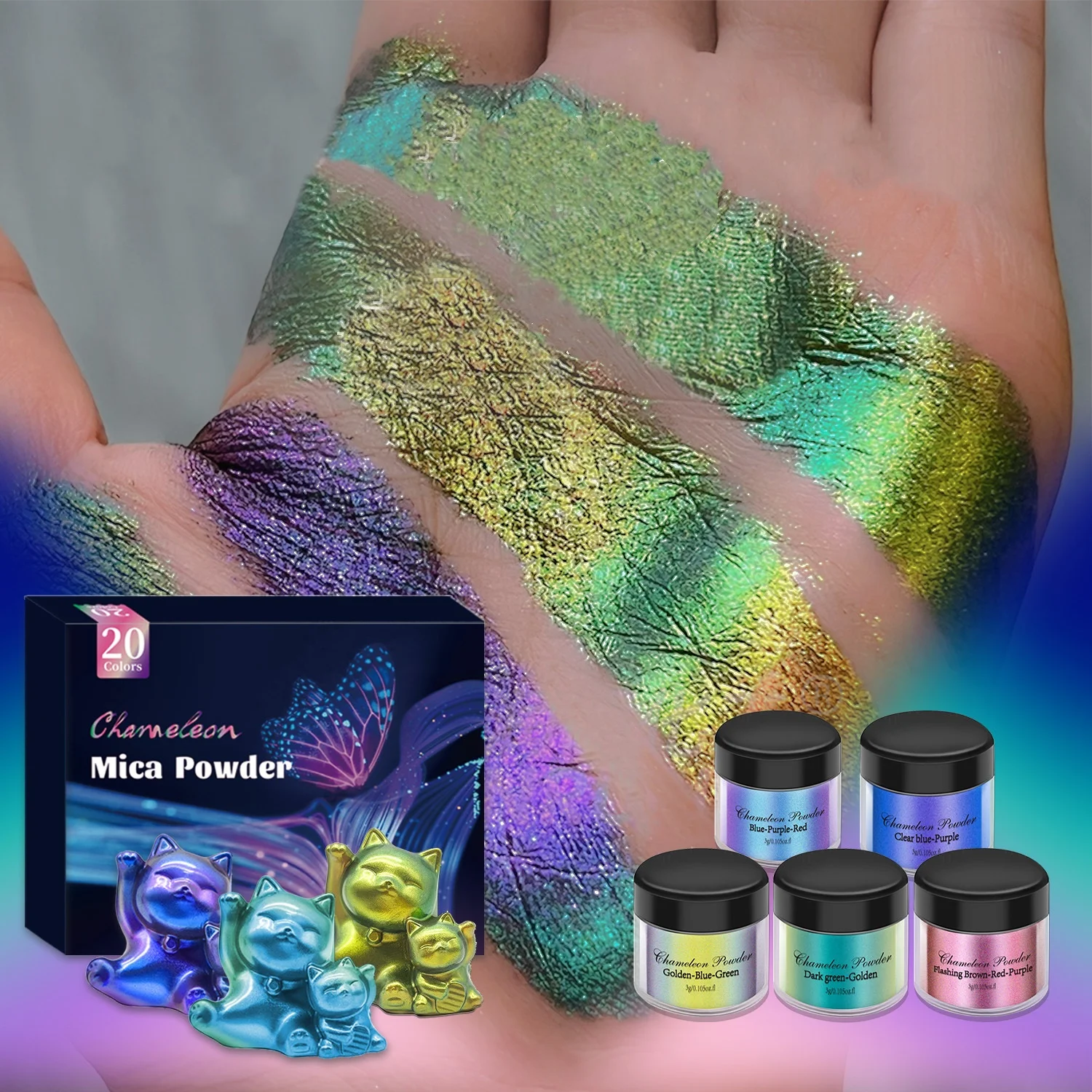 1-Set-Mirror-Chameleons-Resin-Pigment-Glitter-Magic-Discolored ...