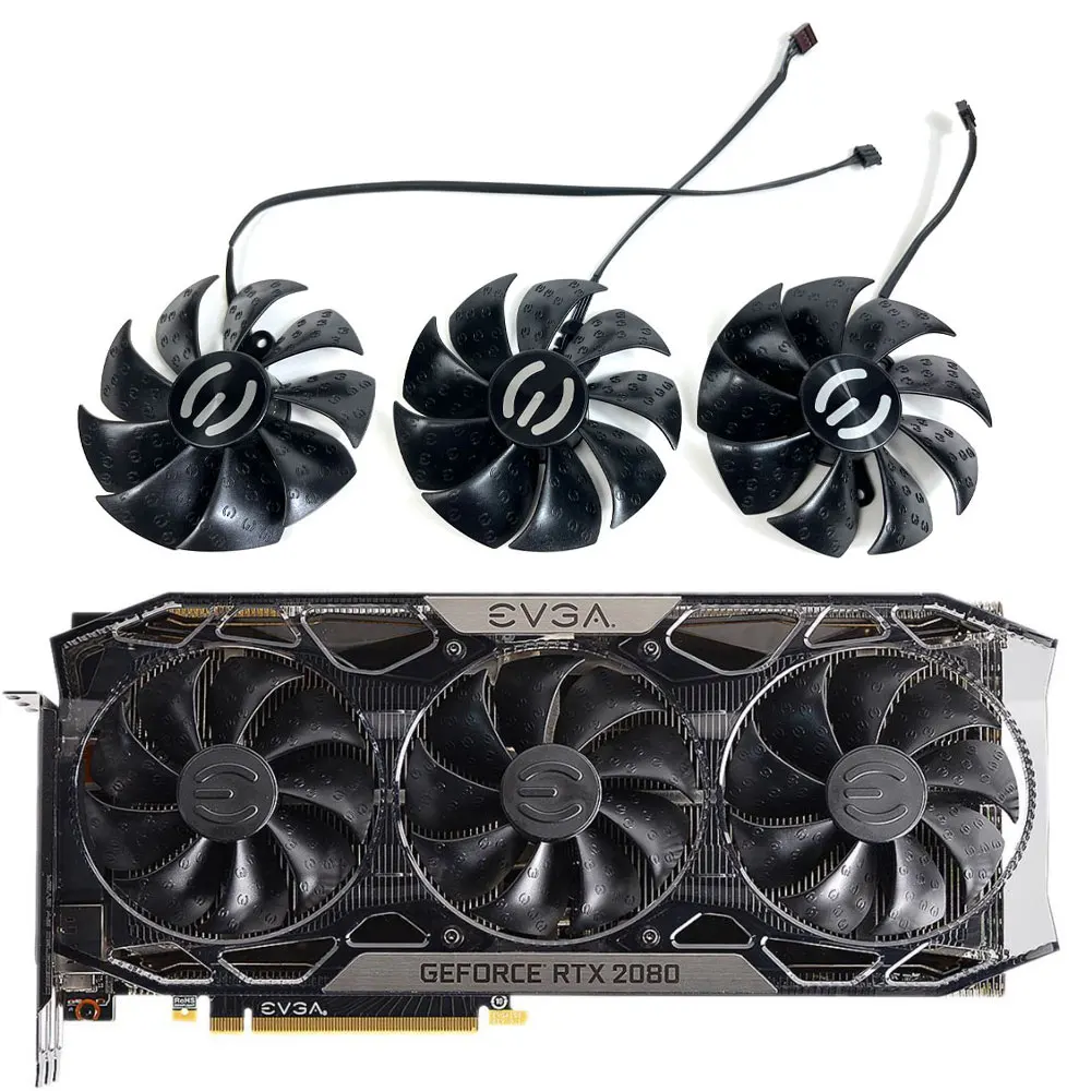 NEW PLD09220S12H RTX 2070 GPU FAN，For EVGA RTX 2070、2070Super、RTX 2080 ...