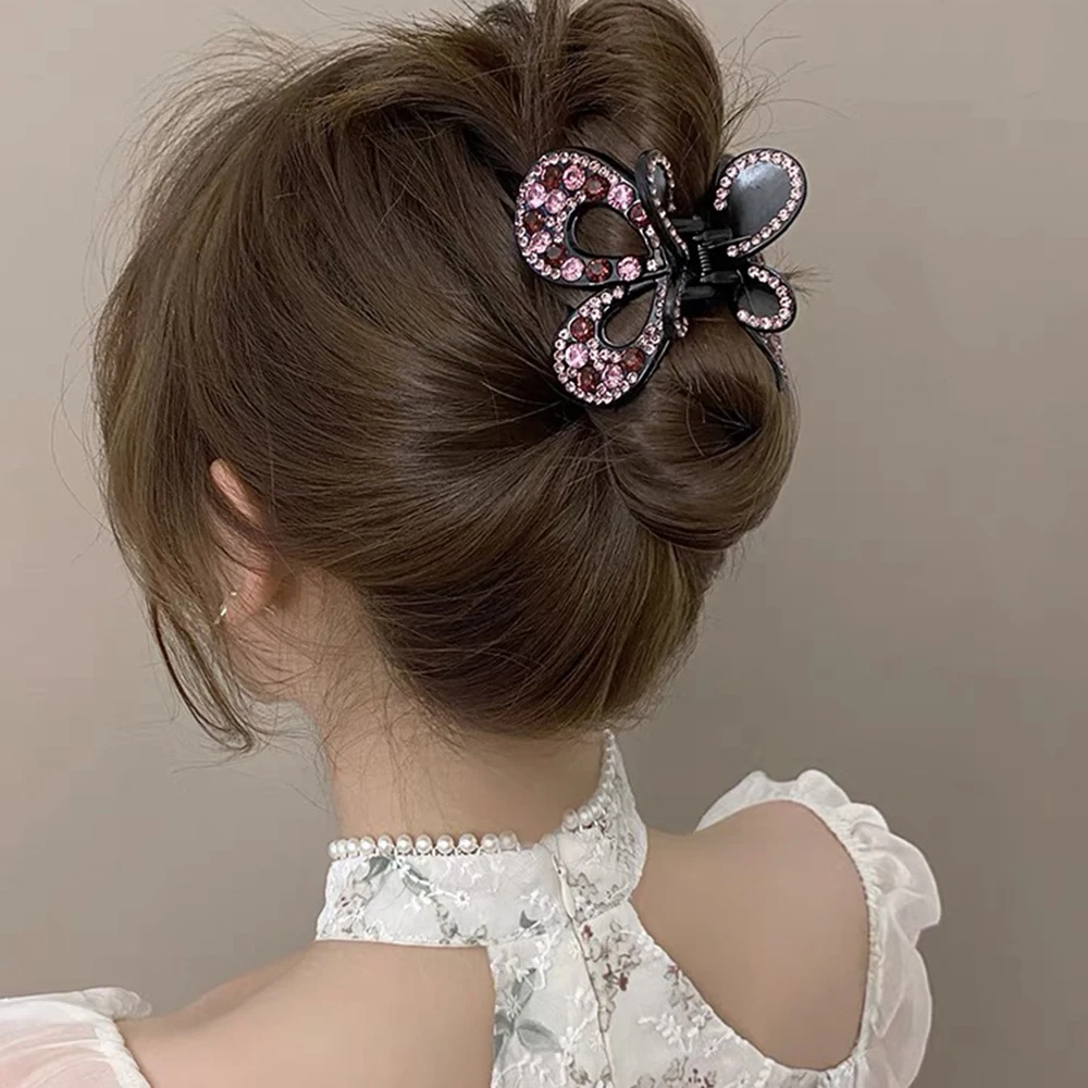 6-5cm-Rhinestone-Butterfly-Hair-Claw-Clip-Girls-Small-Cute-Hairpin ...