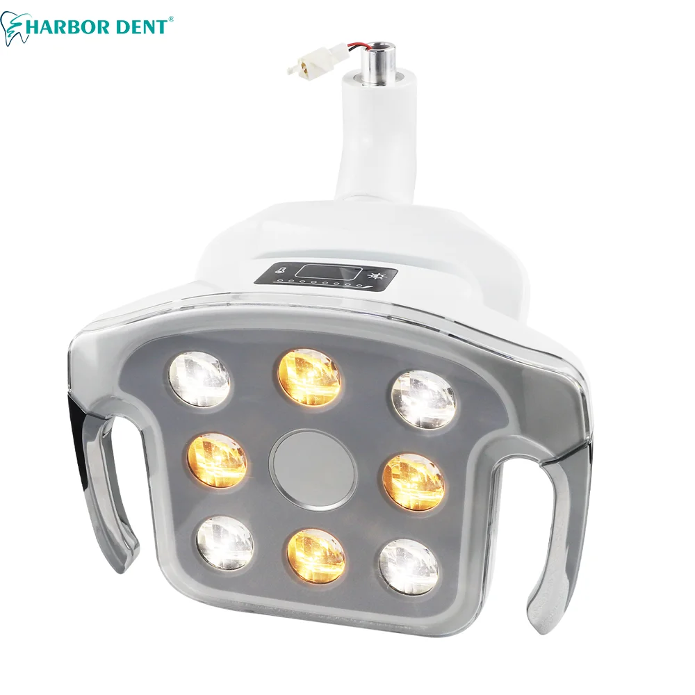8-LED-Bulb-Dental-Oral-Lamp-Dentist-Operation-Light-Adjustable-Color ...
