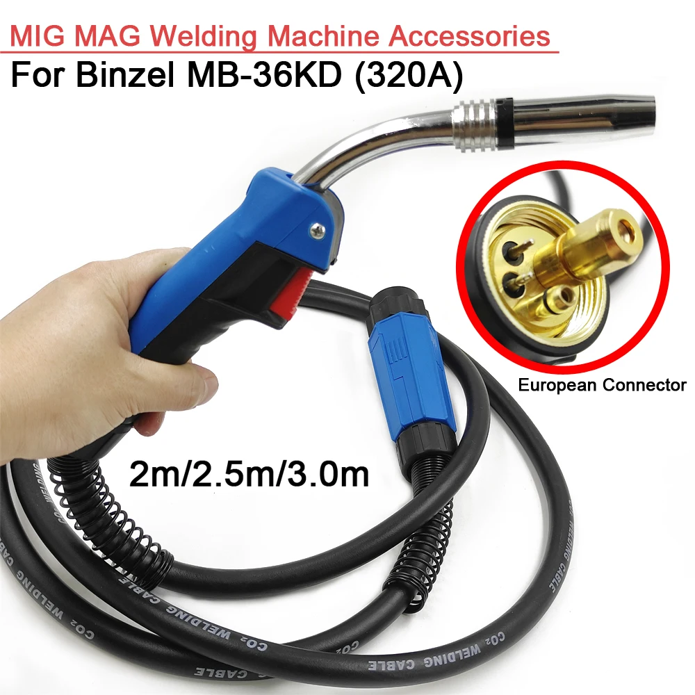 Professional-350A-MIG-36KD-Welder-Gun-2m-2-5m-3-0m-MIG-Welding-Torch-EU ...