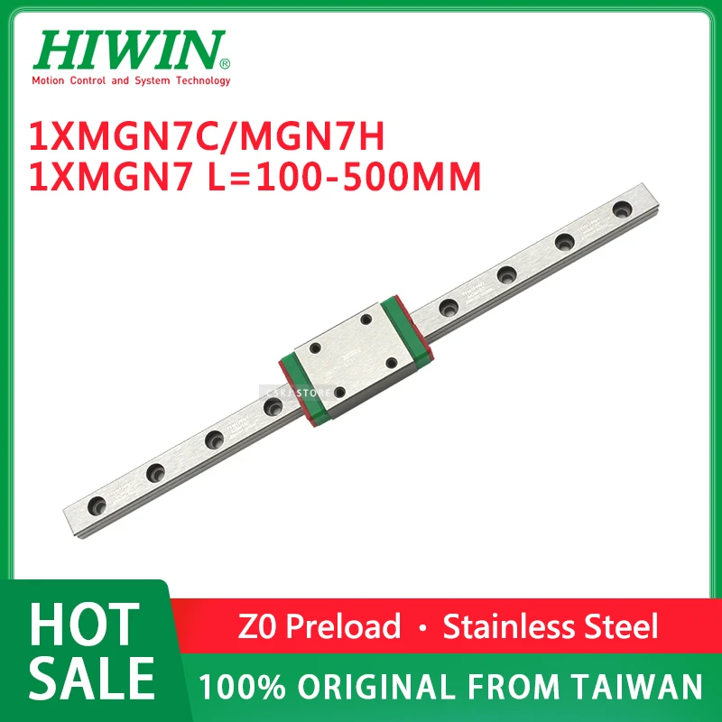 MGN7C MGN7H HIWIN MGN7 Linear Rail 150 200 250 300 350 400 450 500mm ...