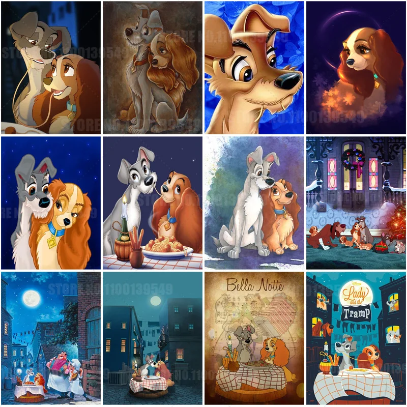 Lady-And-The-Tramp-Series-Scamp-s-Adventure-Diamond-Painting-Disney ...