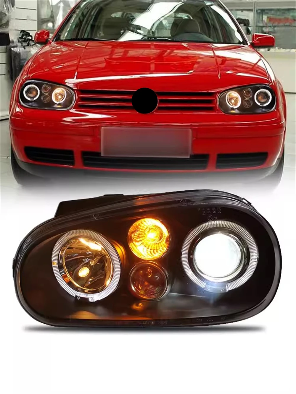 Car-led-front-lamp-Headlight-assembly-For-Volkswagen-vw-golf-4-MK4 ...