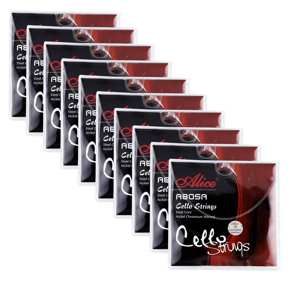 10Sets-Alice-Cello-Strings-ADGC-High-Carbon-Steel-Core-Ni-Fe-Alloy ...
