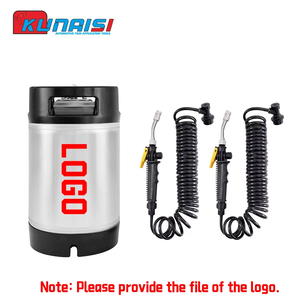 9-5L-Stainless-Steel-Car-Cleaning-Keg-Gallon-Film-Barrel-Vehicle ...