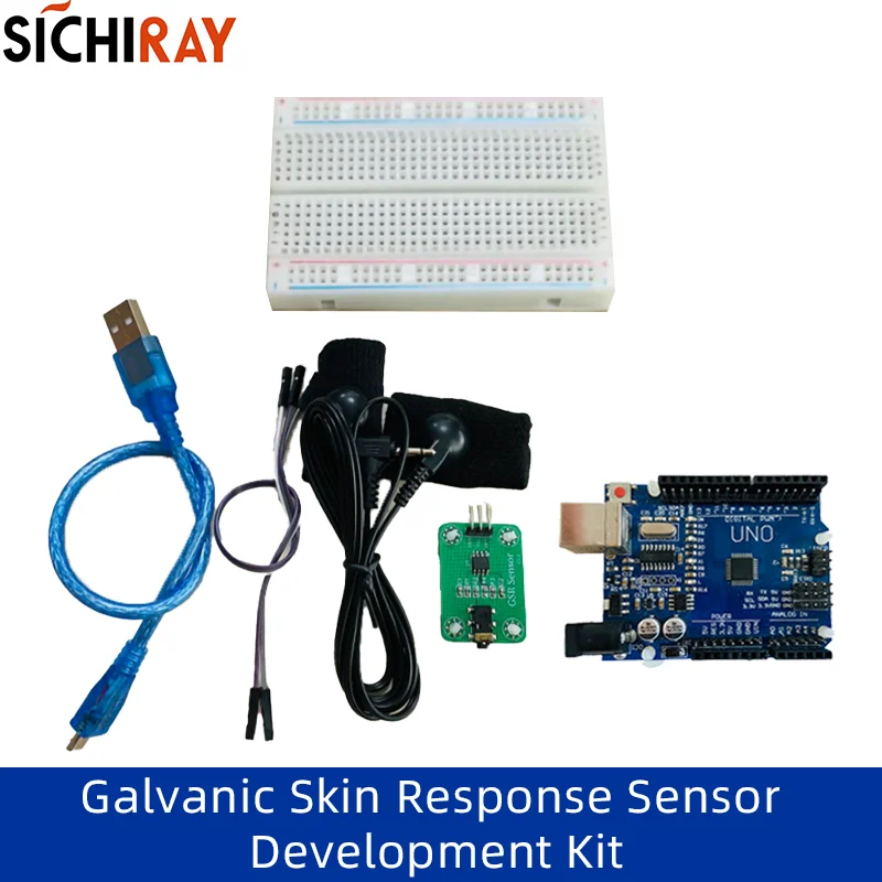 Galvanic Skin Response Sensor (gsr - Sweating) Kit For Arduino Measurable Skin Resistance ...