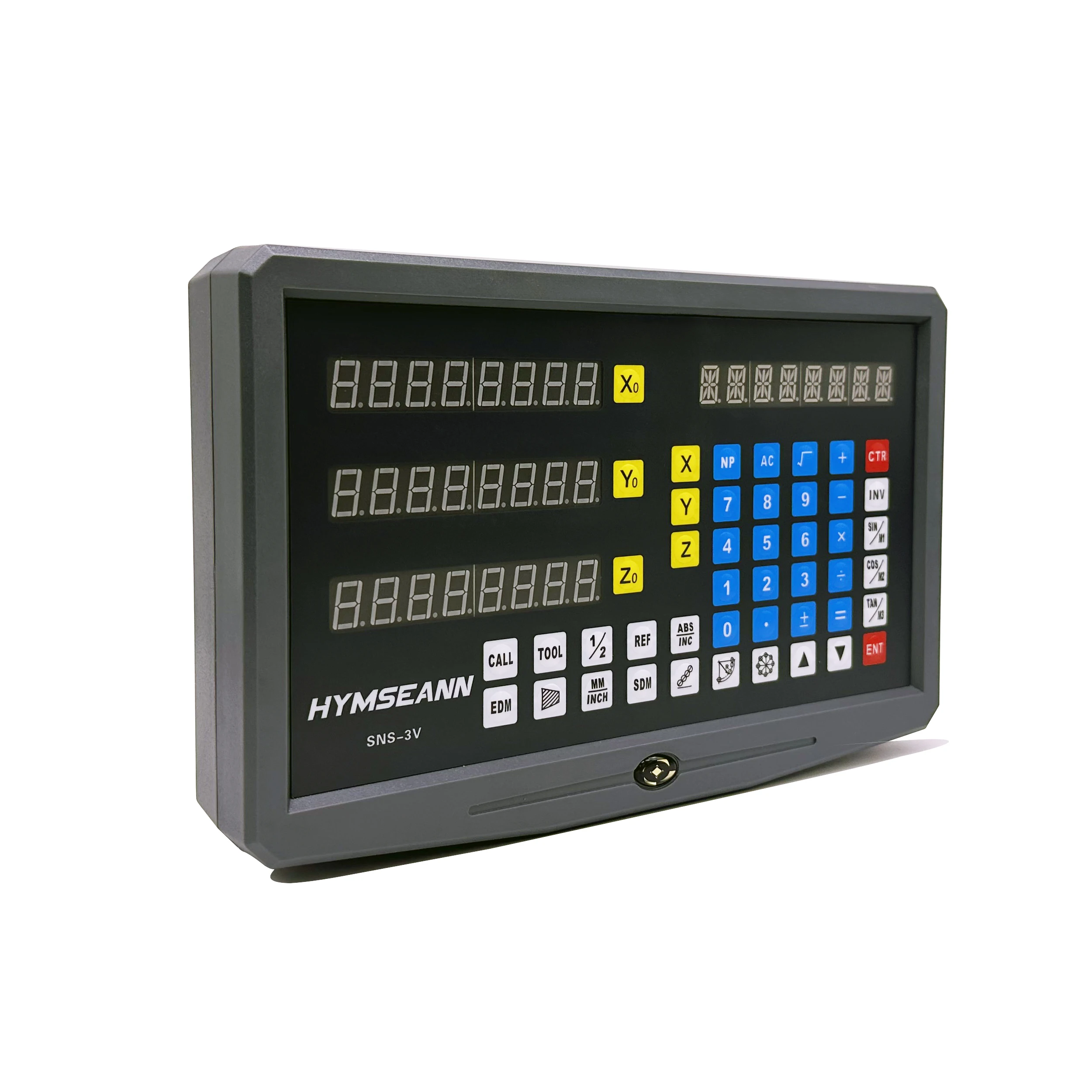 SNS-3V 3 Axis DRO Digital Readout Display Monitor For Milling Lathe Machine for Sino Easson ...