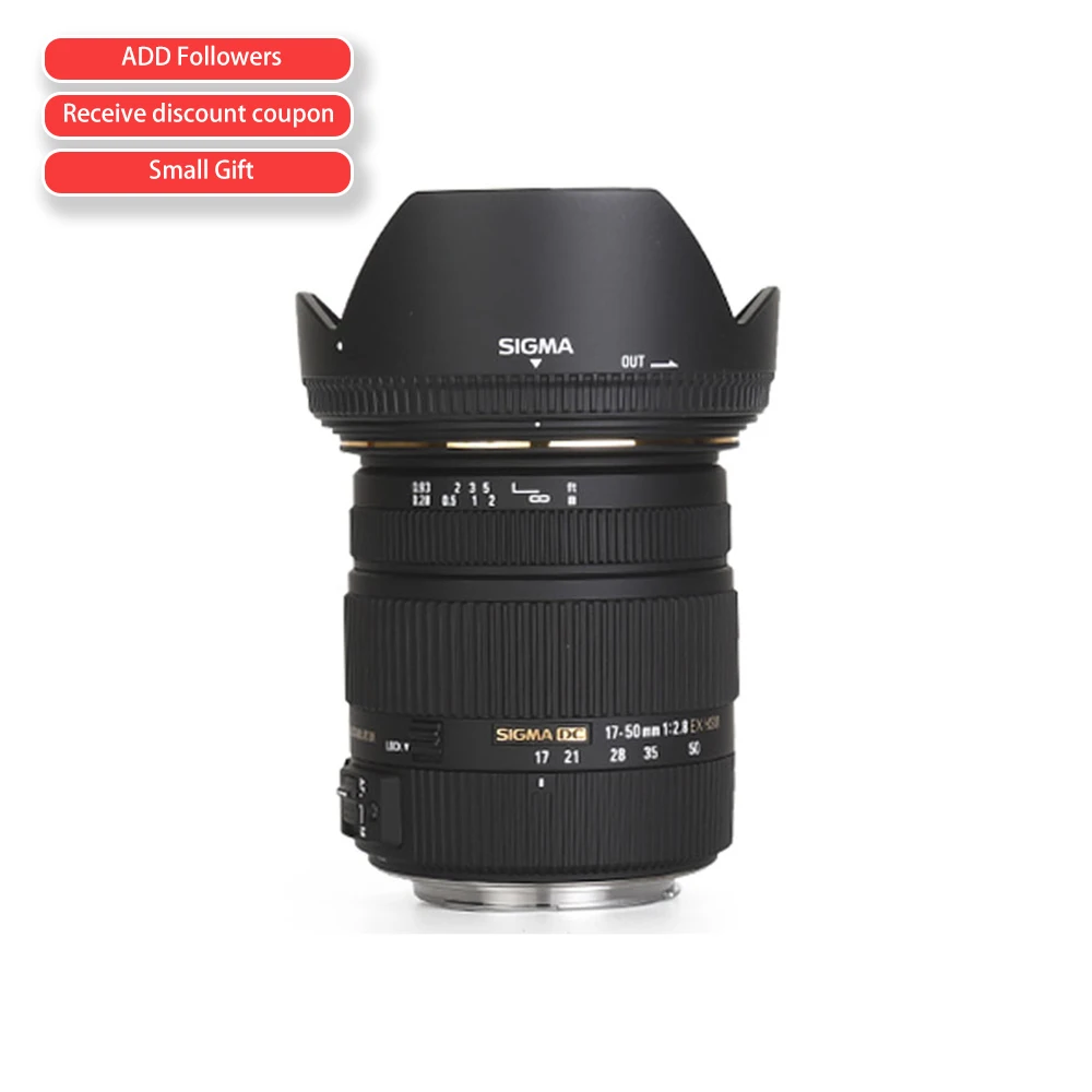 Sigma 17 50mm f/2.8 EX DC OS HSM FLD Large Aperture Standard Zoom Lens ...