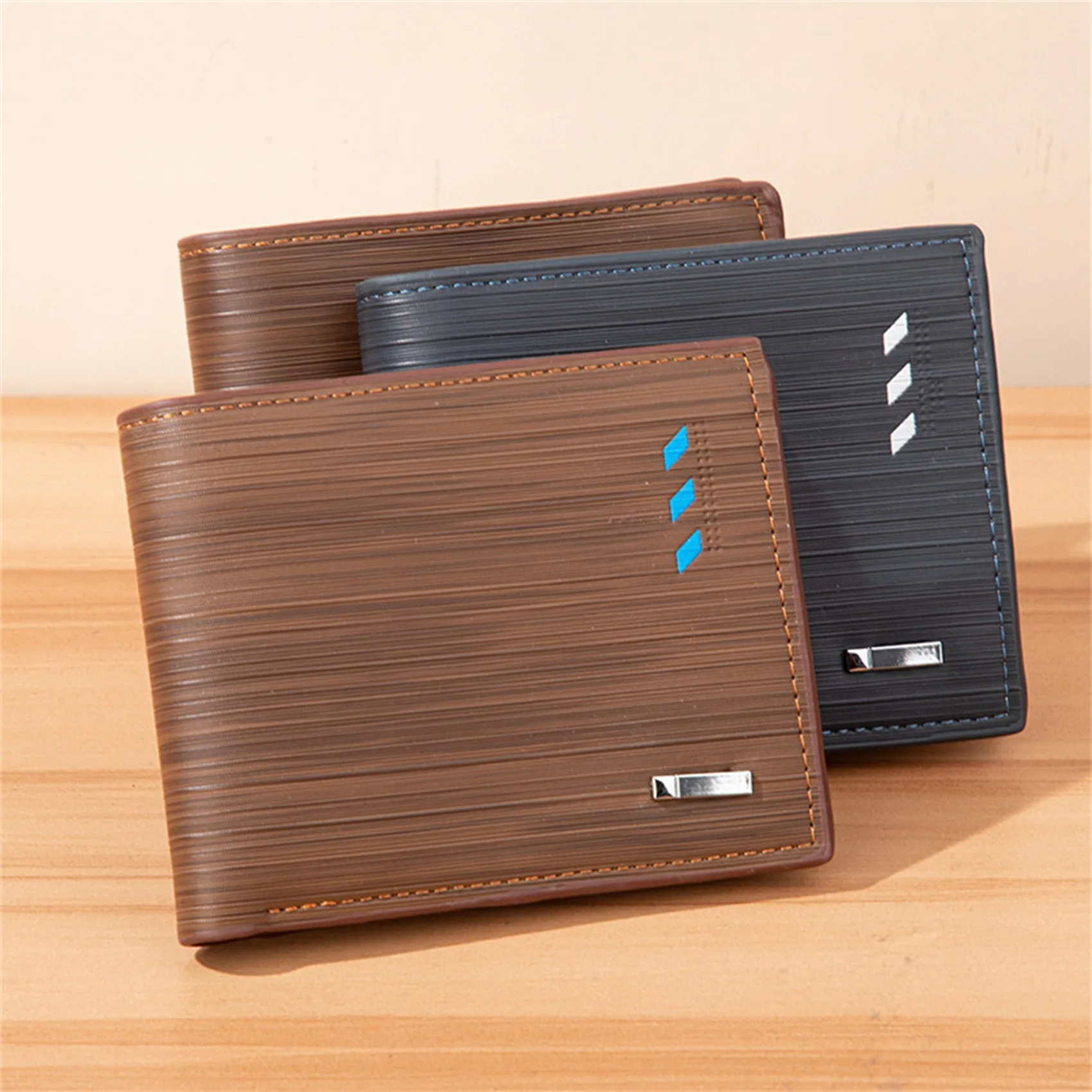 Short-Men-Wallets-Slim-Classic-Coin-Pocket-Photo-Holder-Small-Male ...