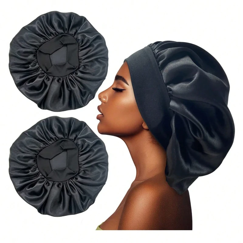 Soft-Shower-Caps-Soft-Silk-Night-Caps-Hair-Care-Bonnet-Nightcap-for ...