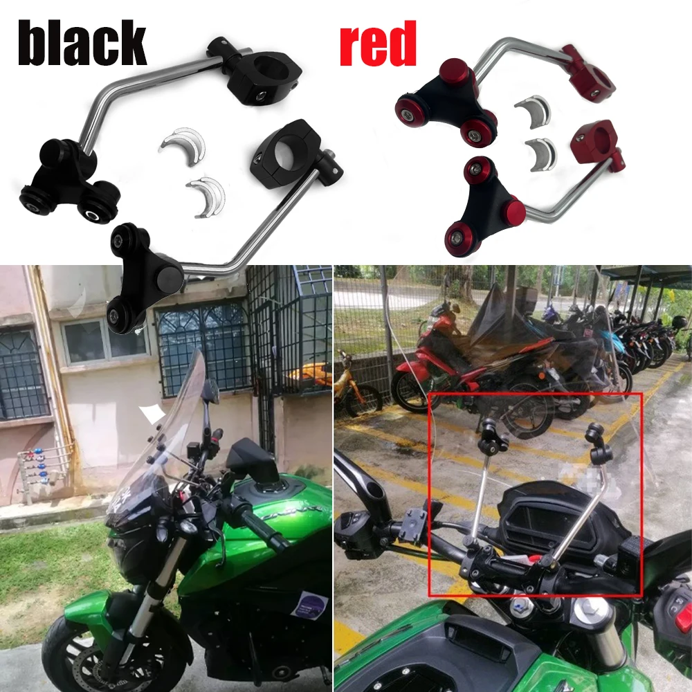 Universal-Windscreen-Bracket-holder-7-8-22mm-Standard-Handlebar ...