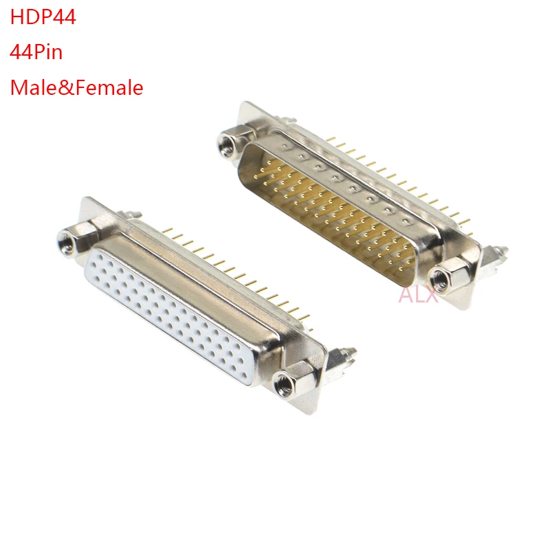 1PCS-3U-Gold-plated-HDP44-DP44-DB44-MALE-FEMALE-CONNECTOR-straight-pin ...