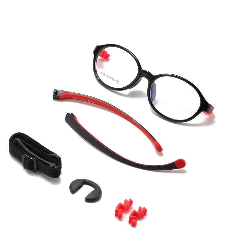 45-15-133 Removable Eyeglass Frames Children Tr90 Flexible Myopia ...