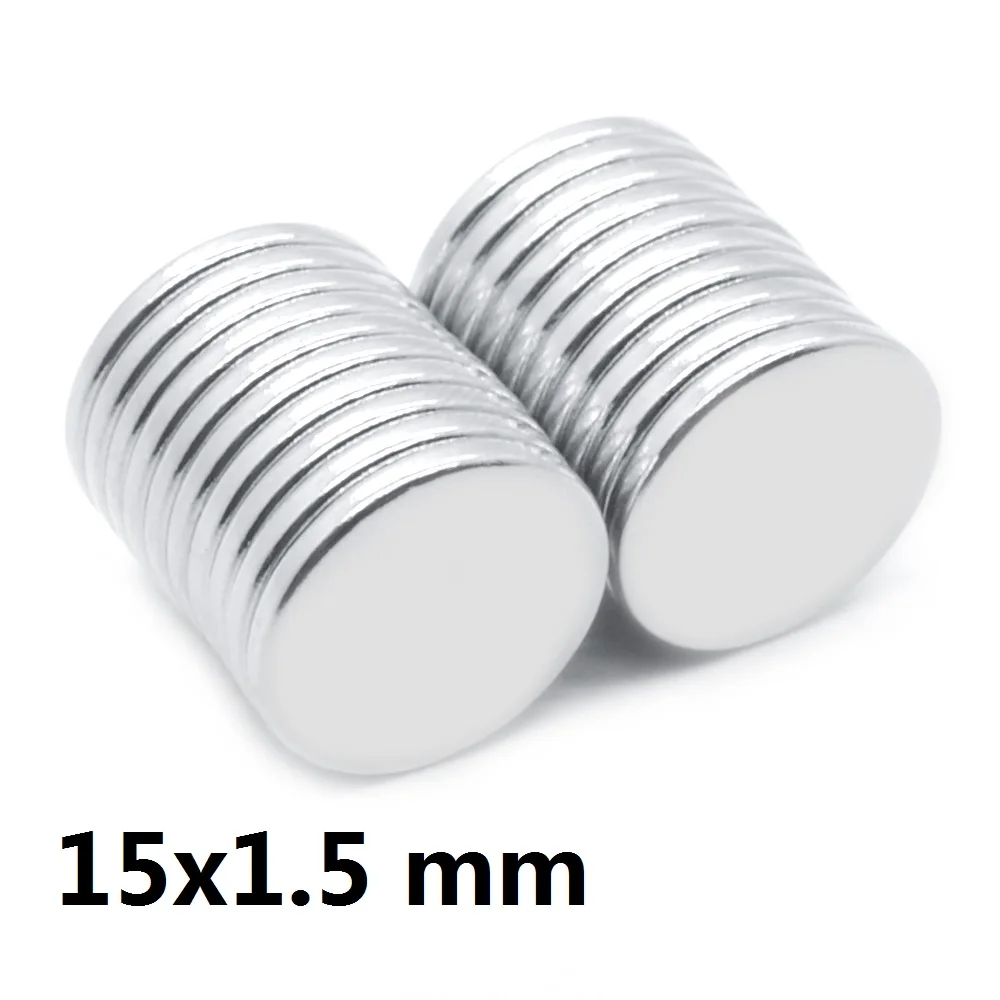 5-20-50-100-20000PCS-15x1-5-Small-Round-Magnet-15mmx1-5mm-Neodymium ...