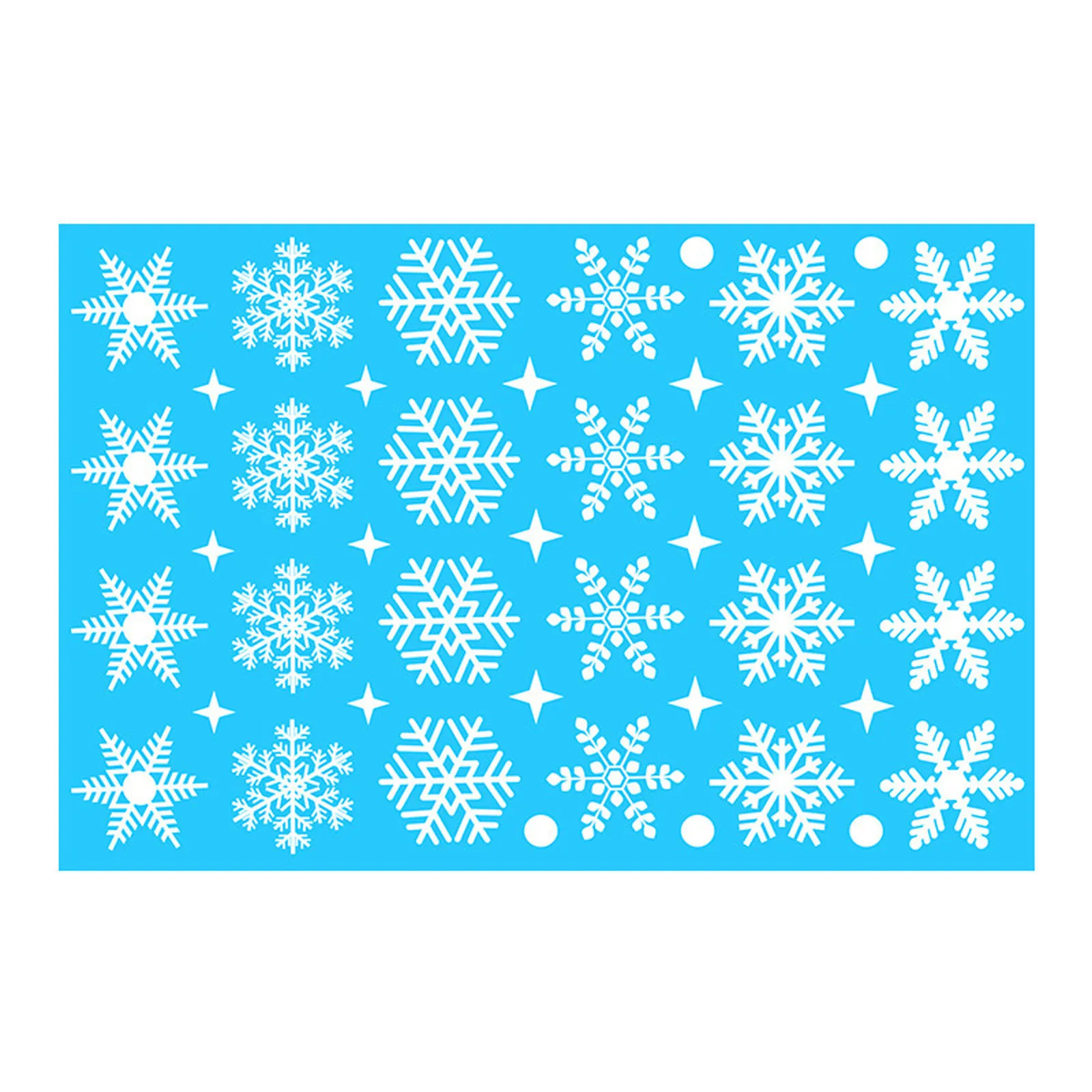 Removable Christmas Pvc Static Sticker Santa Elk Window Stickers ...