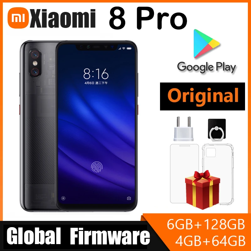 cellphone-Android-Xiaomi-8-pro-mobile-phone-Snapdragon-845-fingerprint ...