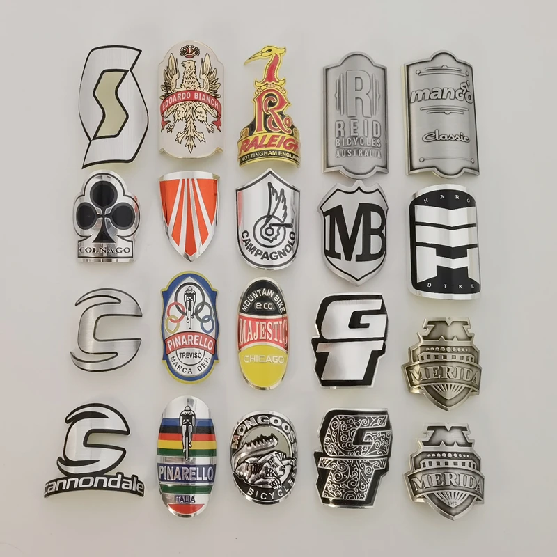 Bike-Head-Badge-Aluminum-Decals-Stickers-For-MTB-BMX-Folding-Bicycle ...