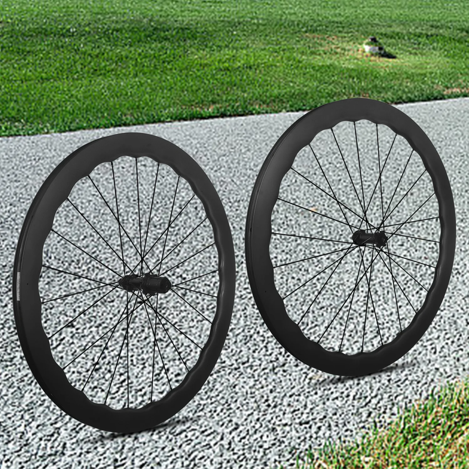 Ultralight 1505g 700C 5045mm Road wheel 36T Ratchet System HUB Road ...