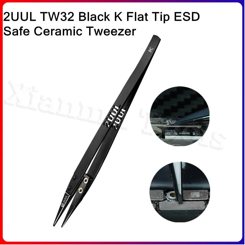 2UUL TW32 ESD Ceramic Tweezers for Mobile Phone Maintenance High ...