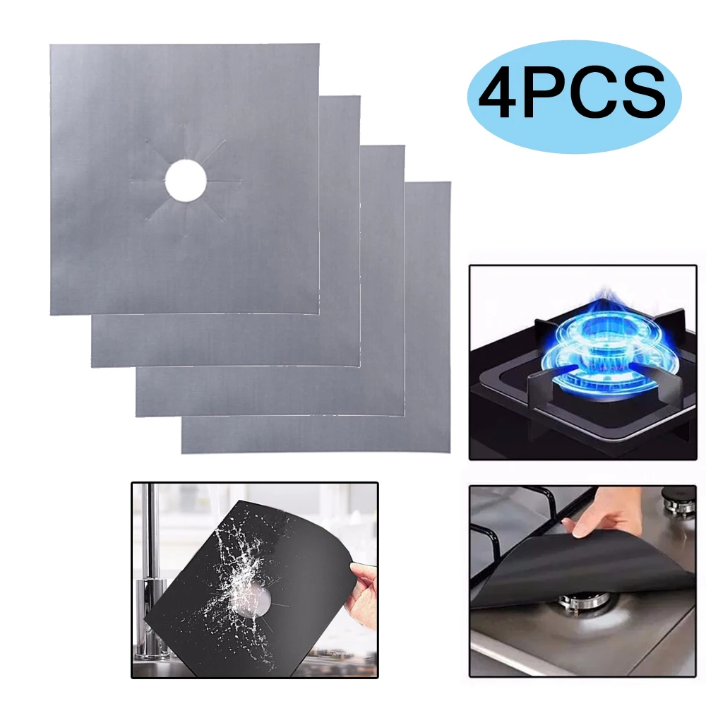 1-4PC-Kitchen-Accessories-Mat-Cooker-Cover-Stove-Protector-Cover-Liner ...