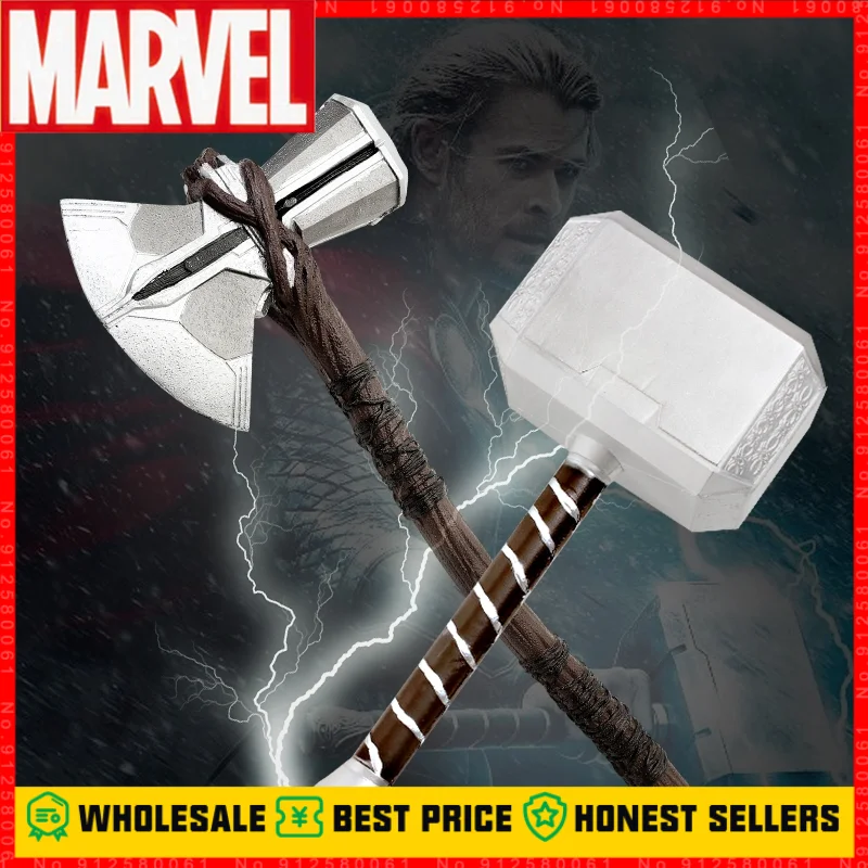 New-Marvel-Anime-Figure-Hatchet-Hammer-Axe-Captain-America-Shield ...