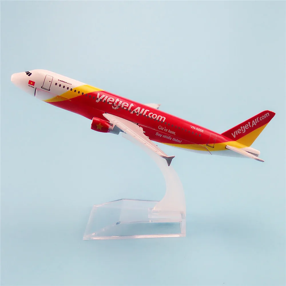 Aeronave aéreo modelo vietnã, 16cm, modelo de avião com suporte para ...