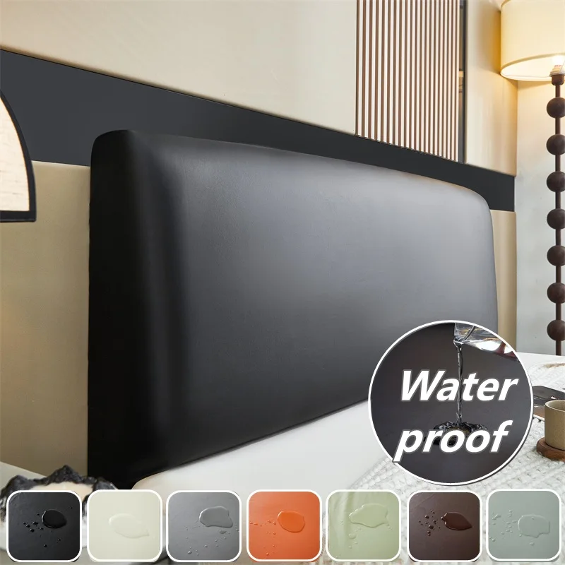 Pu Leather Bed Headboard Cover Waterproof Technology Cloth Bed Head ...
