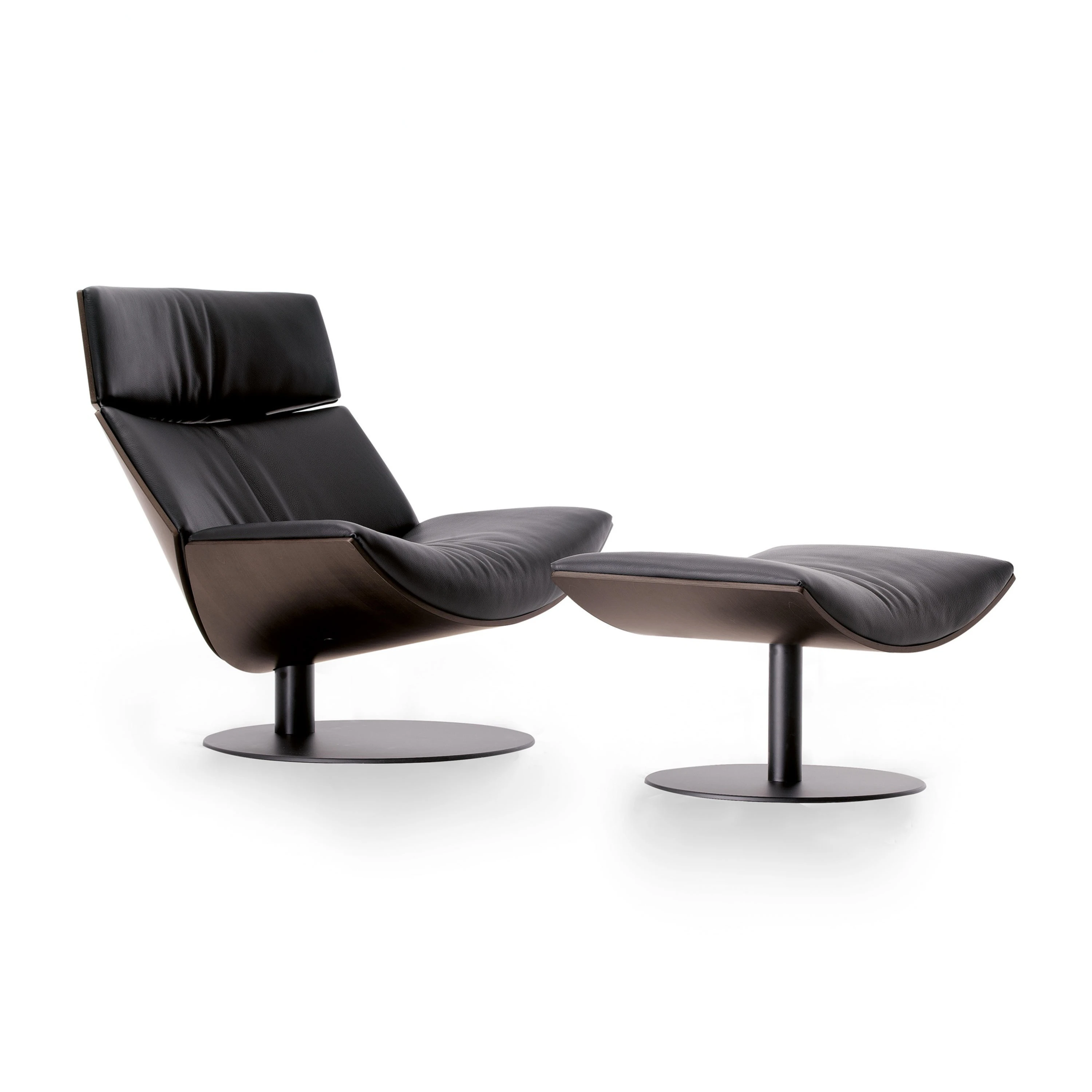 Custom-modern-simple-leather-business-office-revolving-metal-living ...