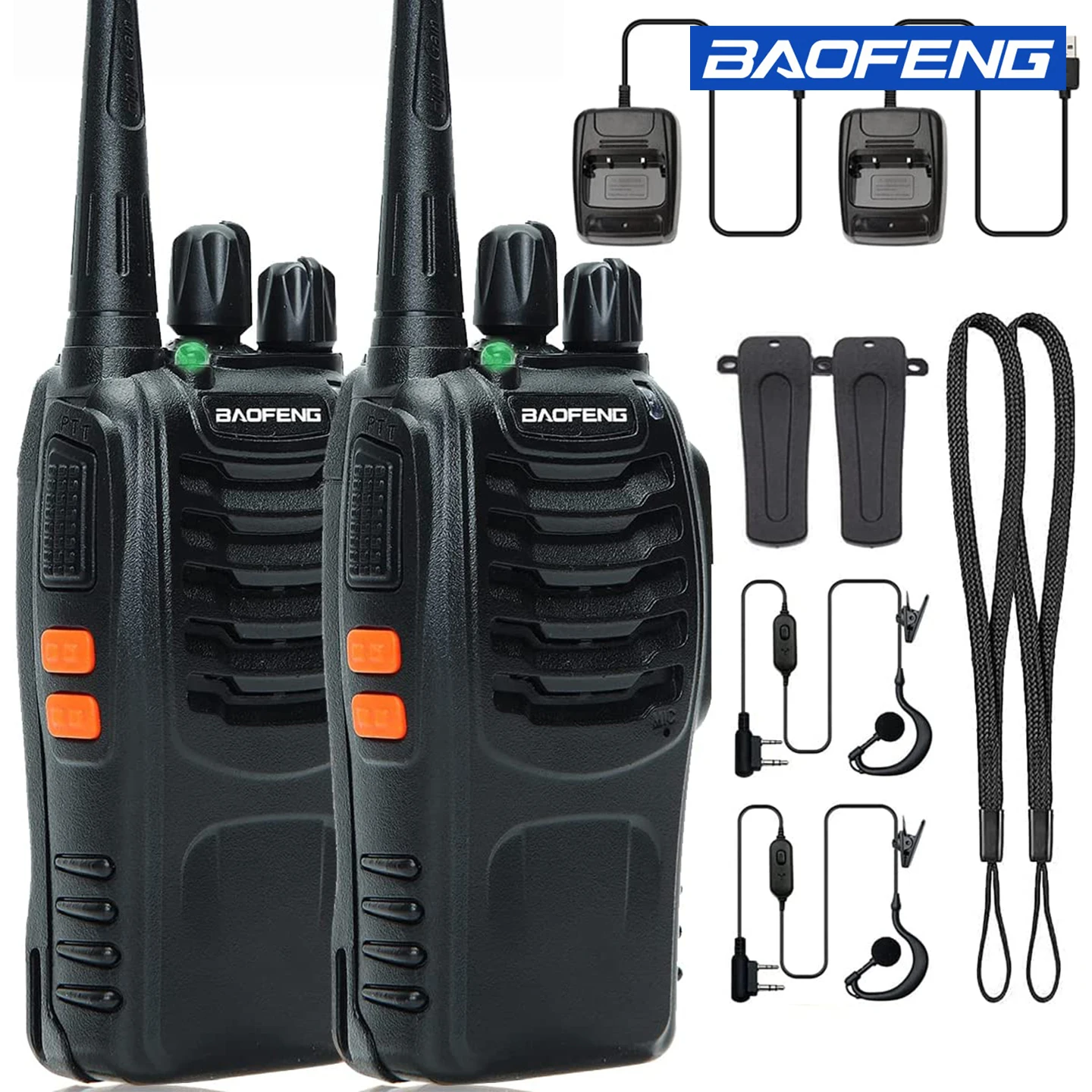 Baofeng-BF-888S-Walkie-Talkie-Set-2-Pack-UHF-Long-Range-Rechargeable ...