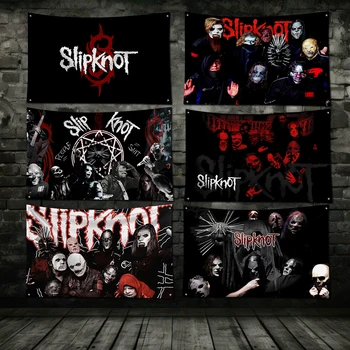 3x5 Ft Heavy Metal S-slipknots Band Flag Polyester Digital Printing ...