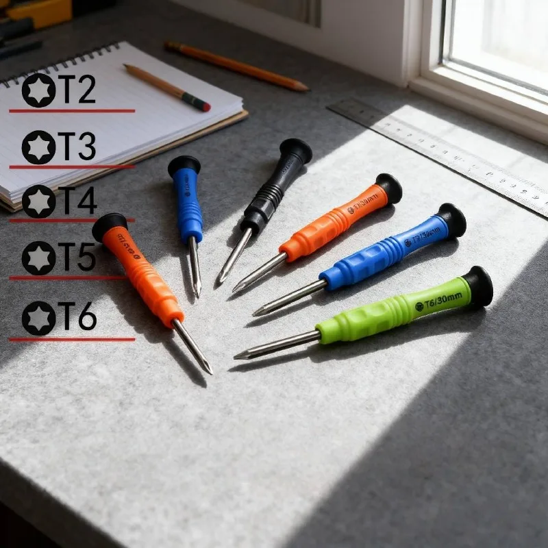 1 5pcs Torx Screwdriver Set T2 T3 T4 T5 Star Bit Precision Mobile Phone ...