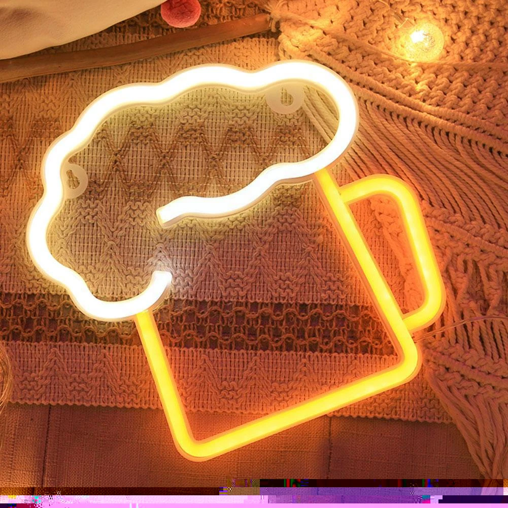 LED Bar Neon Lights Bulbs Neon Strip Home Decor Outdoor Decoration ...