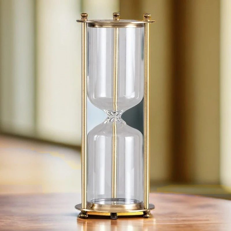 Empty-Hourglass-Bottle-Container-1917-Crown-Three-Column-Sand-Glass ...