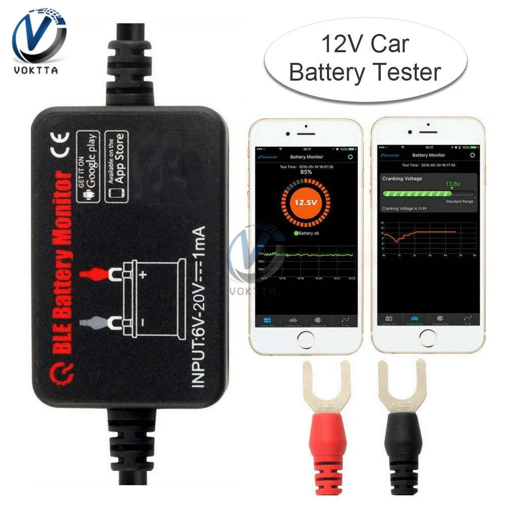 BM2 Battery Analyzer Tester Multimeter 12V Bluetooth 4.0 Battery ...