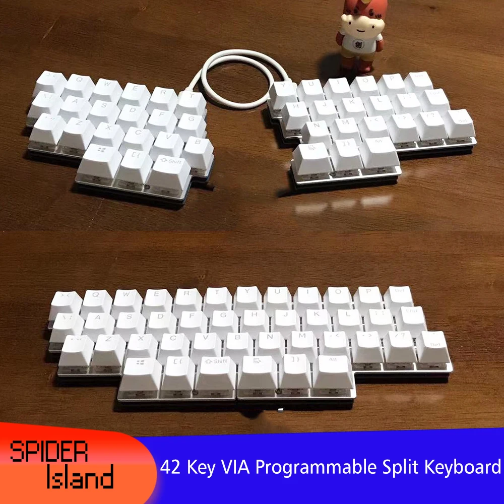 Split-Keyboard-Mini-Layout-42-Key-Special-Shaped-Mechanical-Keyboard ...