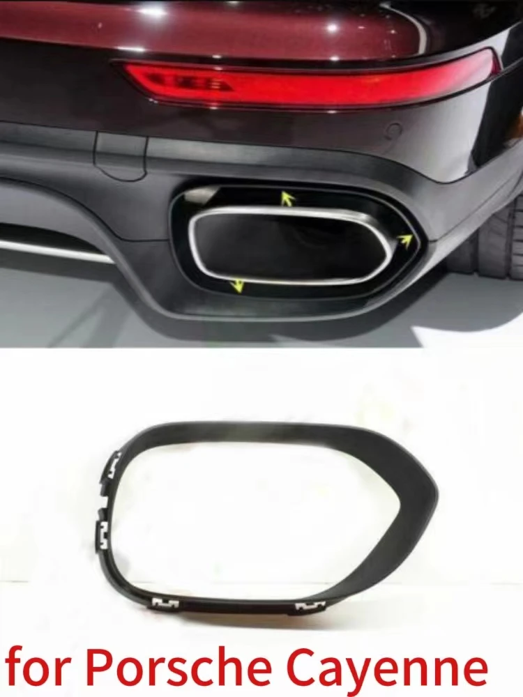 for-Porsche-Cayenne-958-2-2015-2017-rear-bumper-exhaust-frame-OE ...