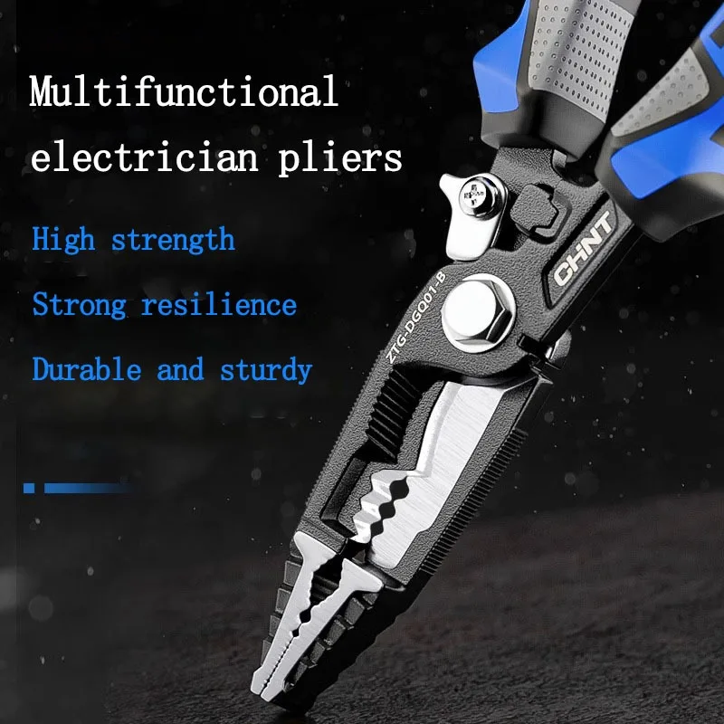 Professional-Electrician-Pliers-9-in-1-Portable-Wire-Stripping-Pliers ...