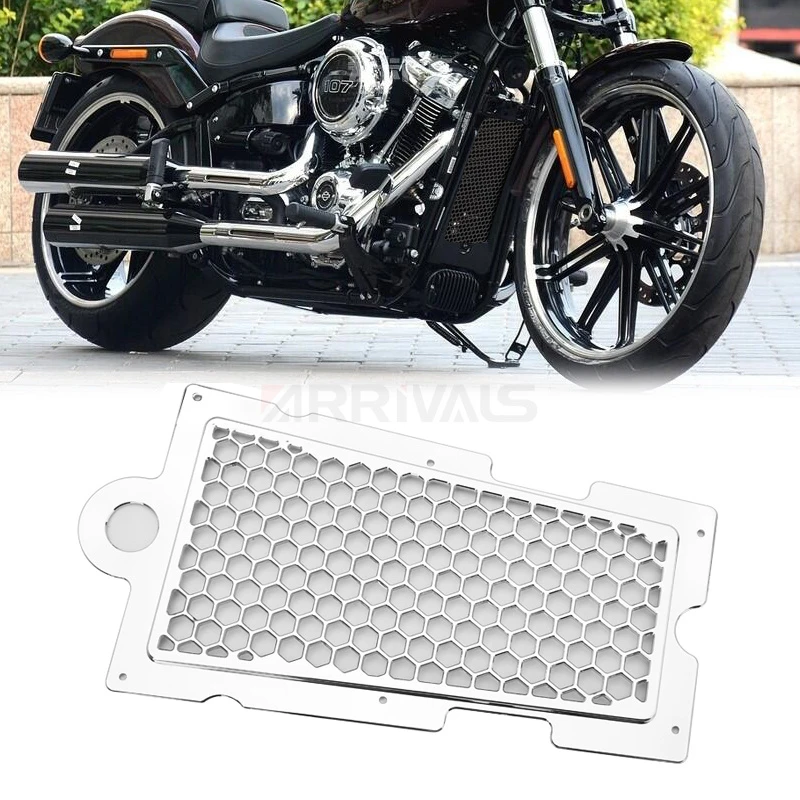 Chrome Motorcycle Radiator Honeycomb Grille Guard Cover Protector For ...
