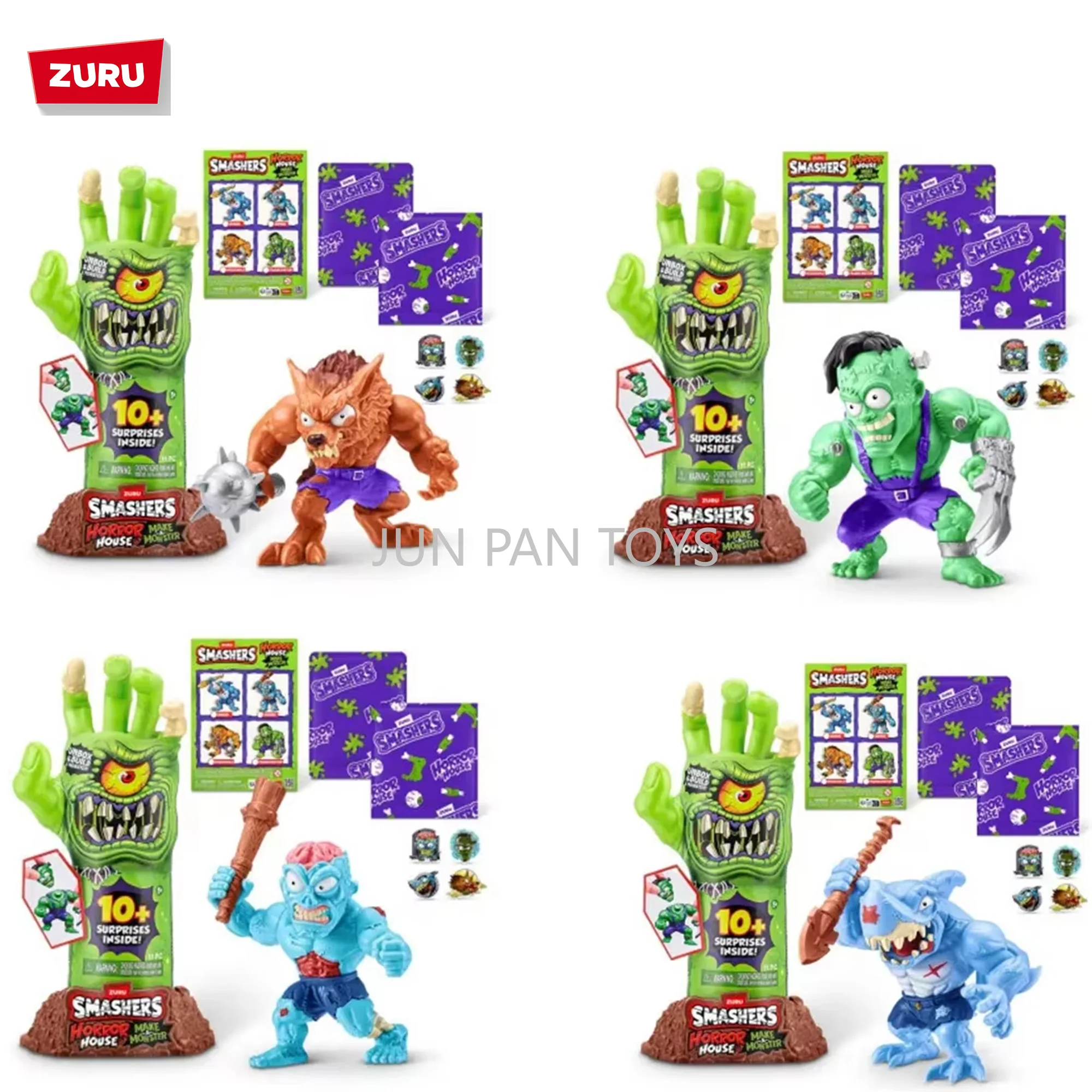 Zuru Smashers Horror House Playset Monster Maker Figure Interactive ...
