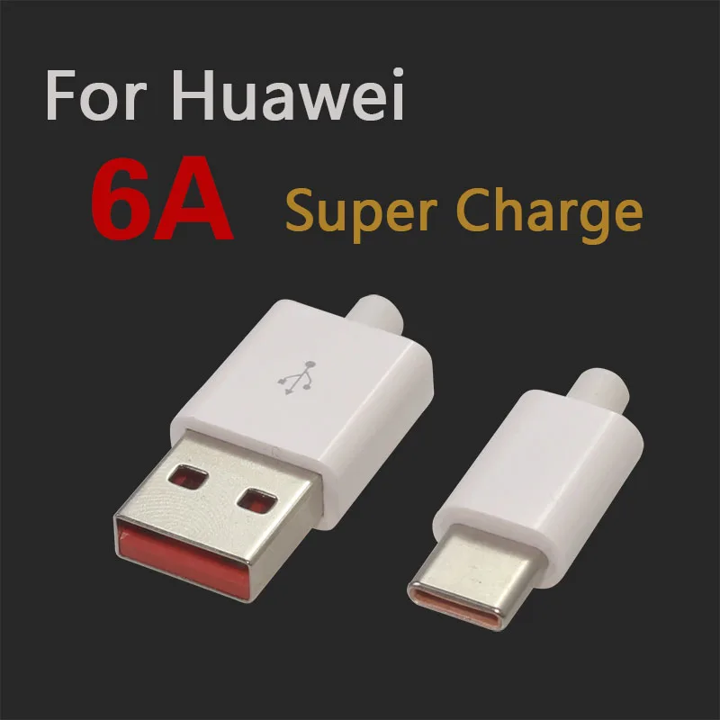 Huawei conector De Carga rápida 6A, conector macho USB C De 2 pines ...