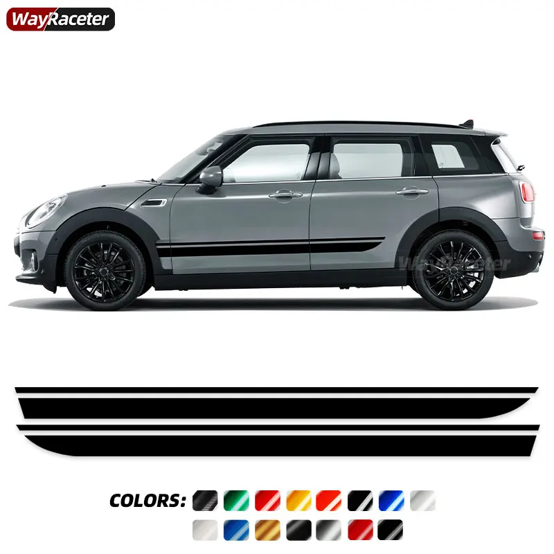 2-Pcs-Door-Side-Stripes-Sticker-Body-Graphics-Vinyl-Decal-For-MINI ...
