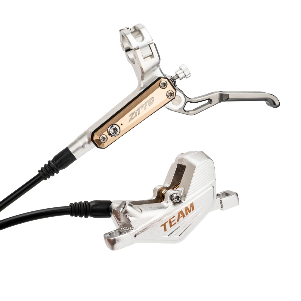 4-Piston-MTB-E-bike-Hydraulic-Disc-Brake-Calipers-Hose-Cable-850-1750mm ...