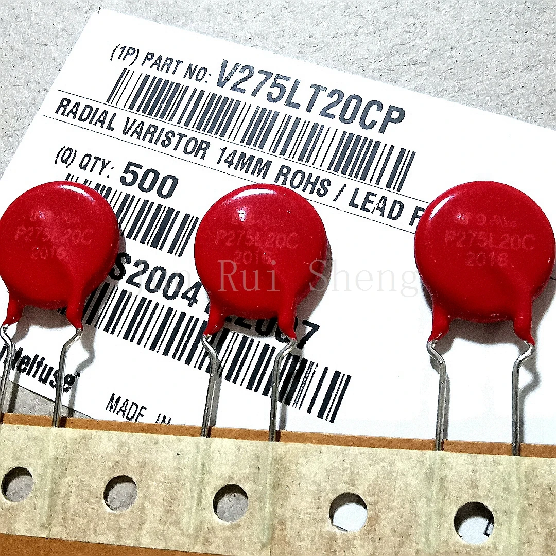 1-10-20PCS-Original-Litteifuse-V275LT20CP-P275L20C-Varistor-Vermelho ...